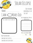 Free Printable Eclipse Activity Sheet – Craft Gossip