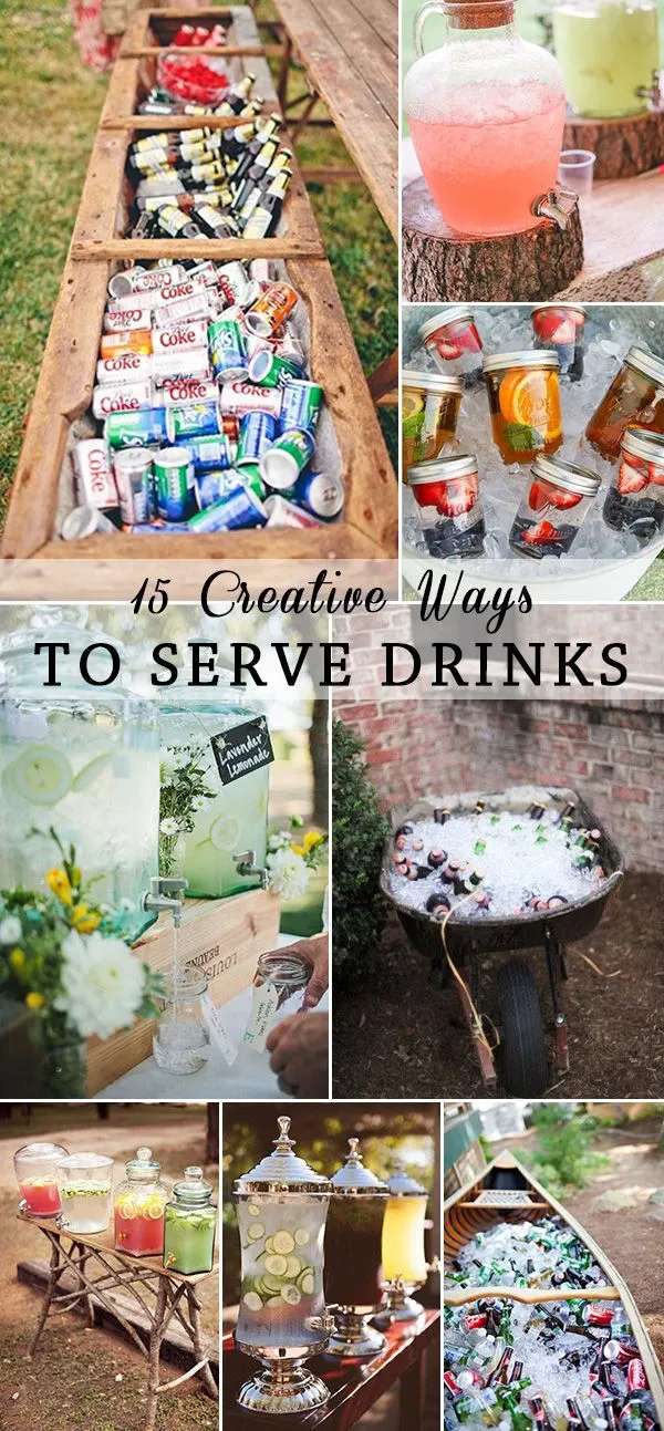 15 Creative Ways to Serve Drinks – Craft Gossip