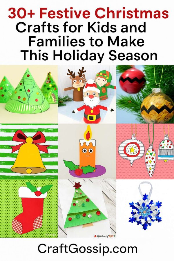 30+ Festive Christmas Crafts for Kids and Families to Make This Holiday ...