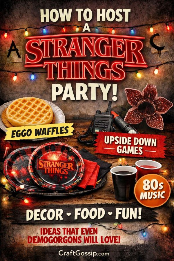 Party Ideas – Stranger Things – Craft Gossip